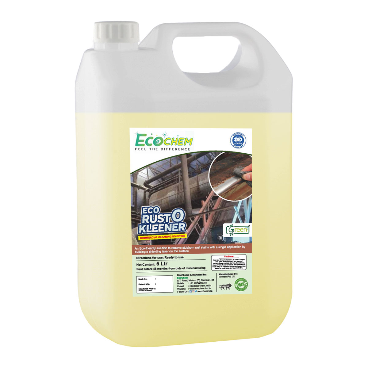Eco-Friendly Rust Cleaner | Eco-Rust O Kleener | Ecochem