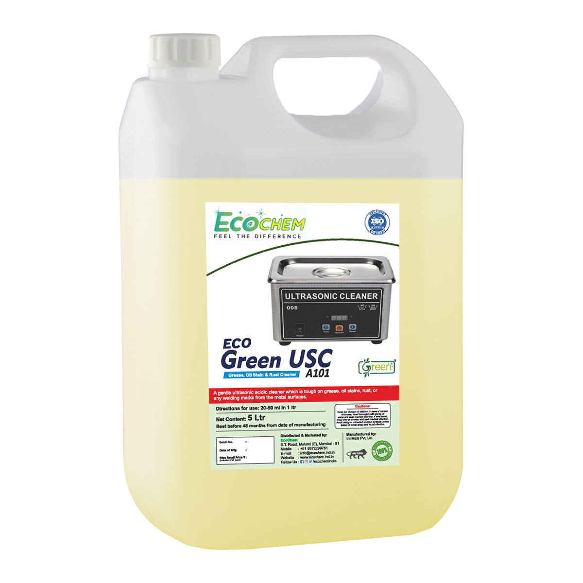 Best Eco-friendly metal stain remover | Eco-Green-USC A101 | Ecochem